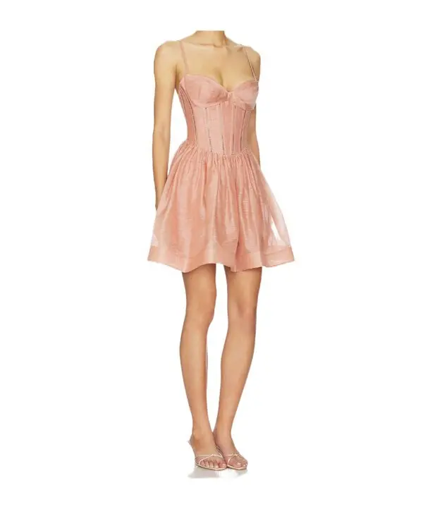 Zimmermann Luna Corset Mini Dress