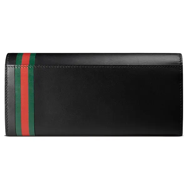 Gucci Stitching Long Folding Wallets