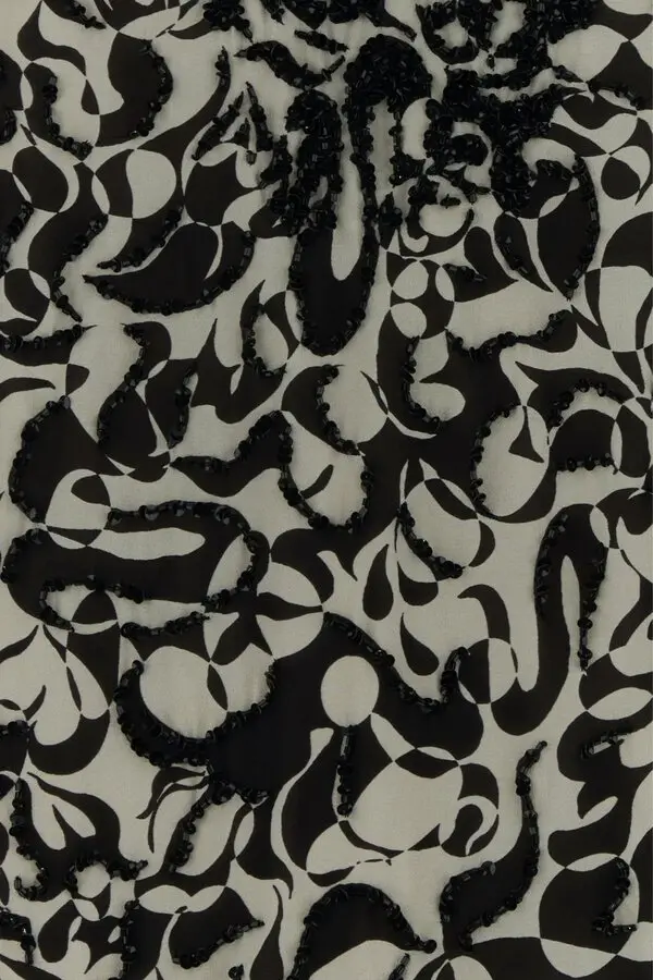 Dries Van Noten Sleeveless Printed Embroidered Top