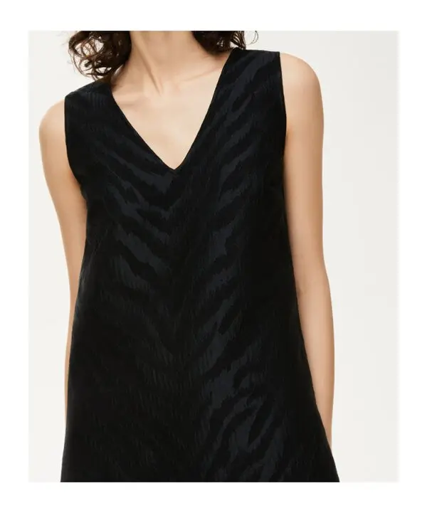 IBLUES Sleeveless V-neck Animal Print Dress