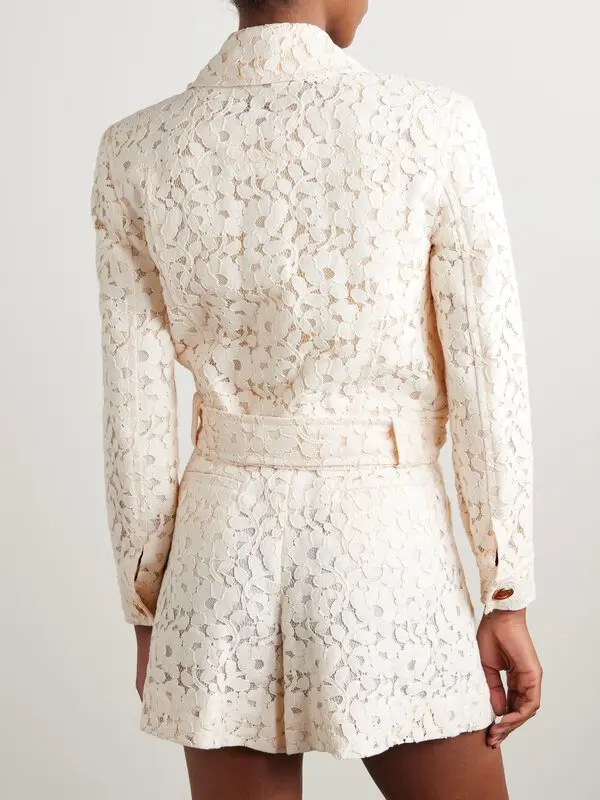Zimmermann Cotton-blend Lace Jacket