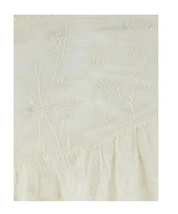 Isabel Marant Étoile Zoelia Embroidered Ruffle Shorts - White