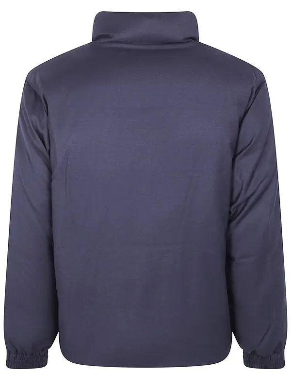 Emporio Armani Logo Detail Zip-up Down Jacket