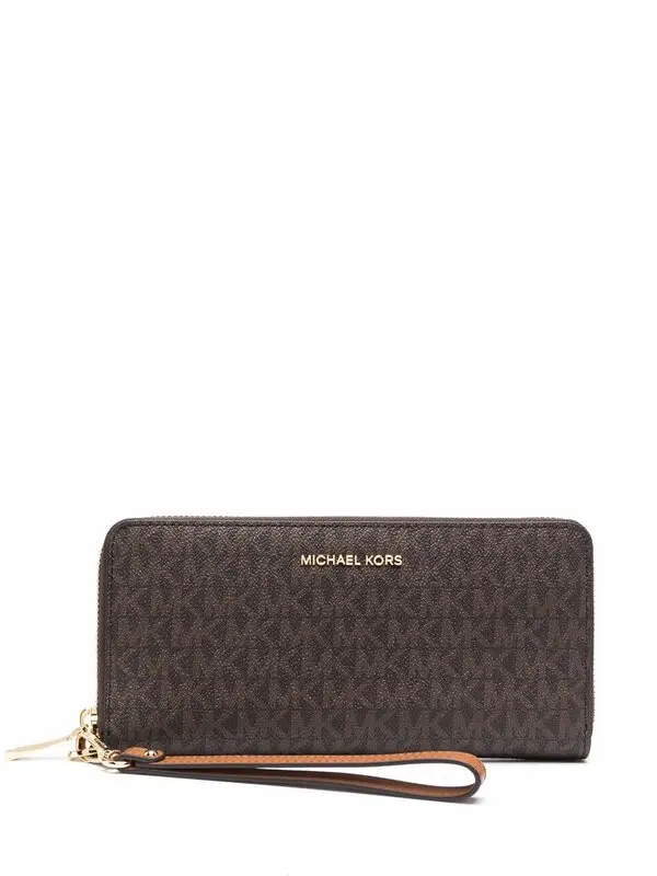 Michael Kors Monogram Printed Large Wallet