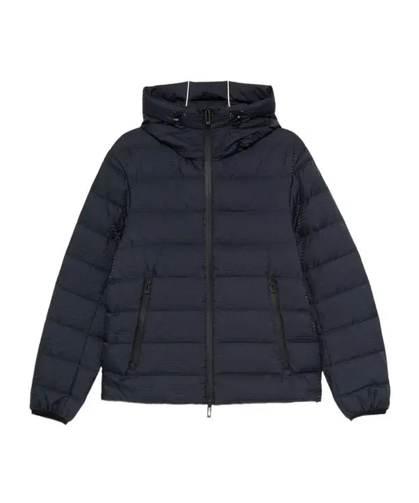 Emporio Armani Zip-up Padded Jacket - Blue