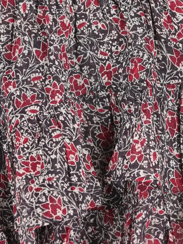Isabel Marant Étoile Jocadia Ruffled Printed Shorts