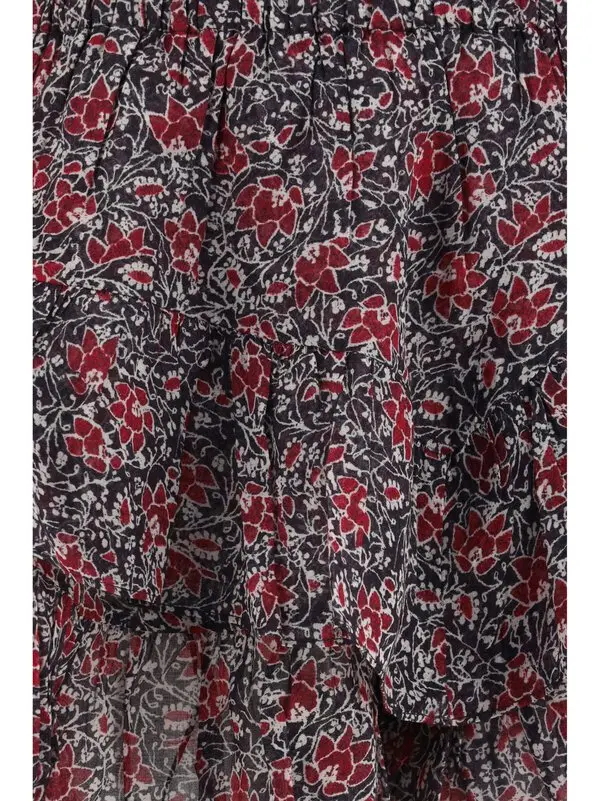 Isabel Marant Étoile Jocadia Ruffled Printed Shorts