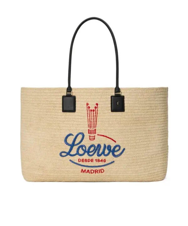 Loewe Xl Verano Tote Bag - Nude
