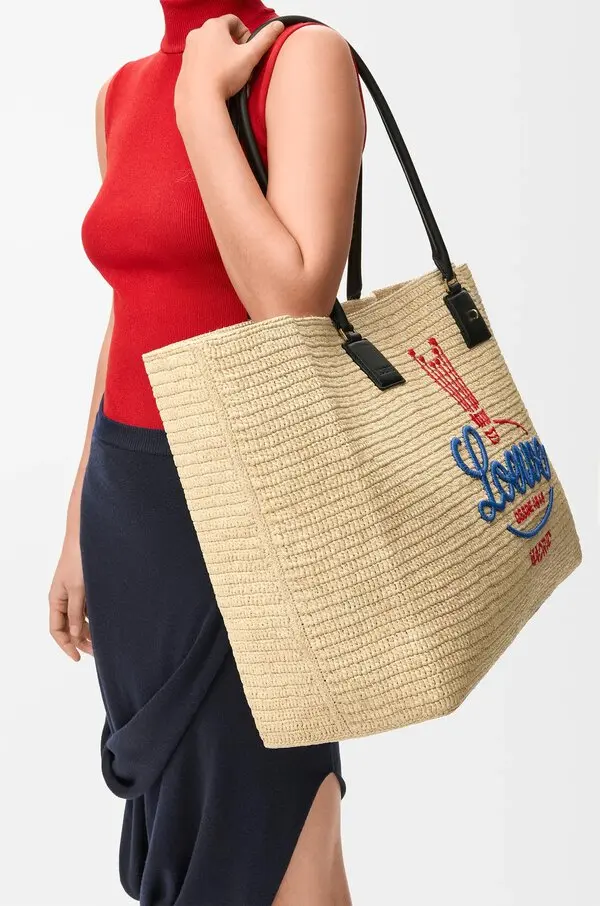 Loewe Xl Verano Tote Bag - Nude
