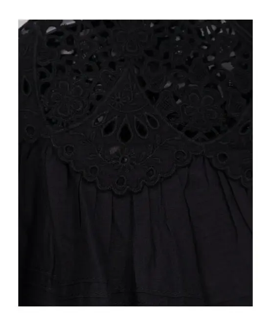 Isabel Marant Étoile Cropped Quilted Blouse - Black