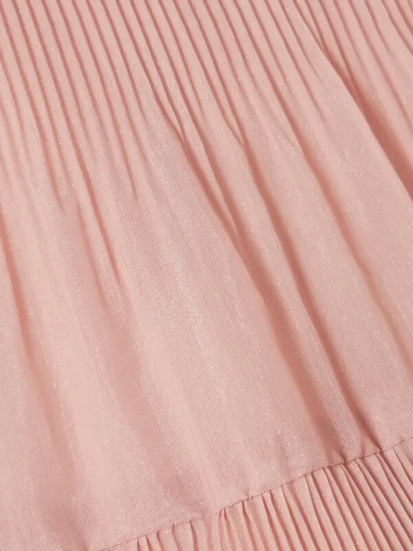Zimmermann Pleated Layered Mini Dress - Pink