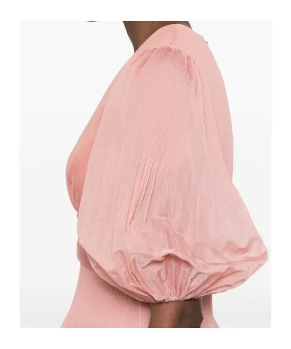 Zimmermann Pleated Layered Mini Dress - Pink