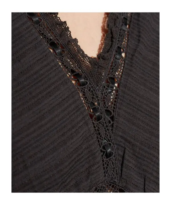 Isabel Marant Étoile Ruffled Lace Detail" Top