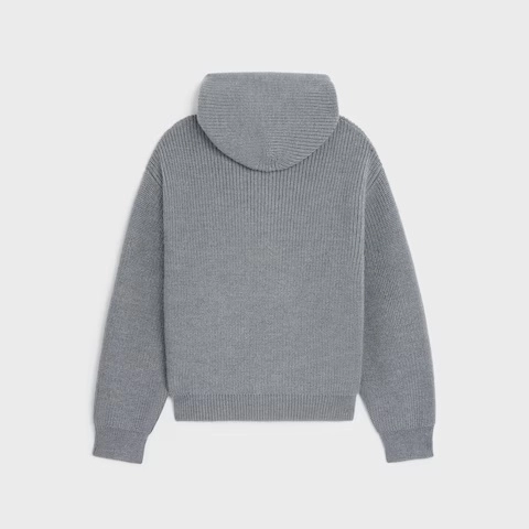 Celine Hooded Wool Cardigan