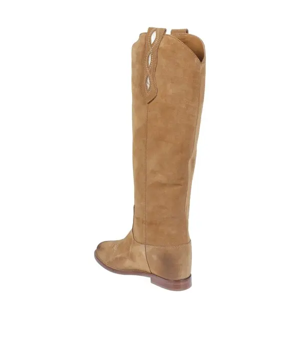 VIA ROMA 15 Embroidered Panel Boots