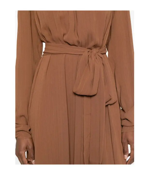JOSEPH Pinky Tie-waist Midi Dress