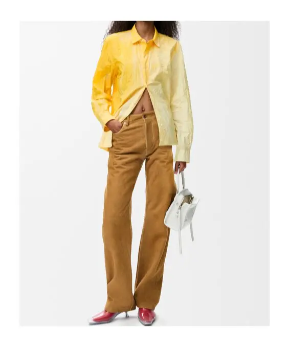 Loewe Buttoned Shirt With Gradient Print - Yellow
