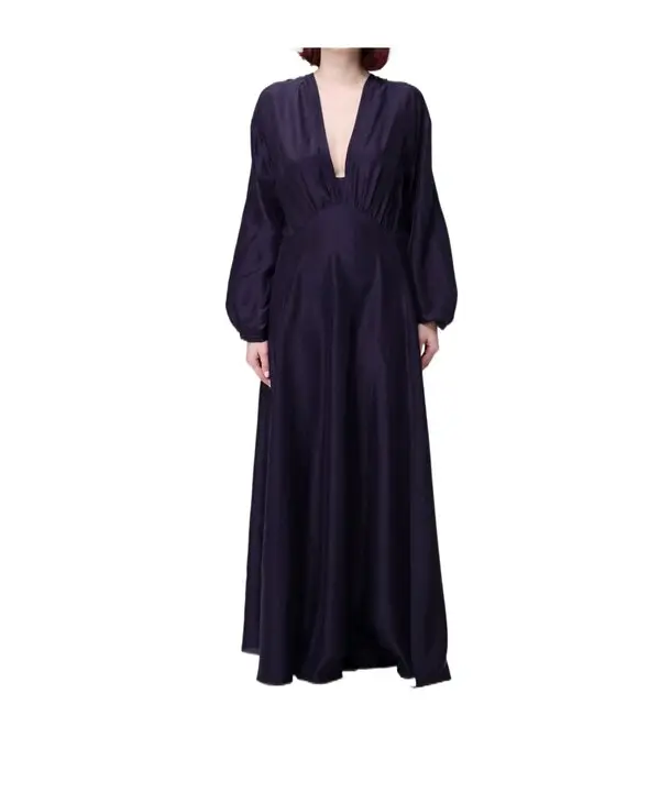 FORTE_FORTE Long Sleeve Dress - Black