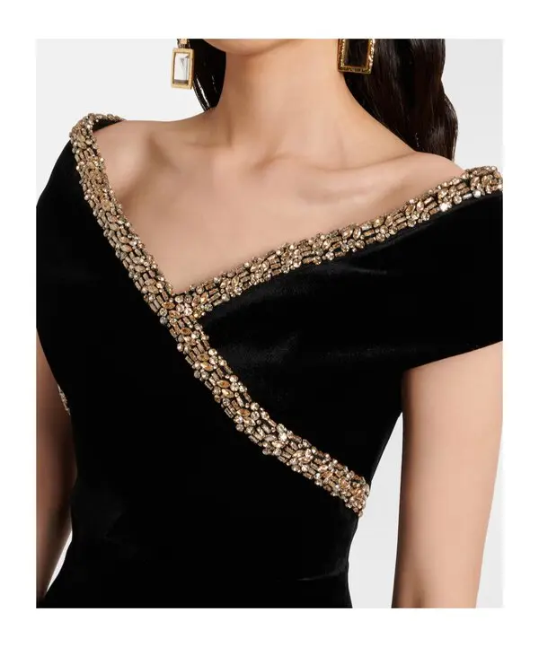 Roland Mouret Embellished Gown