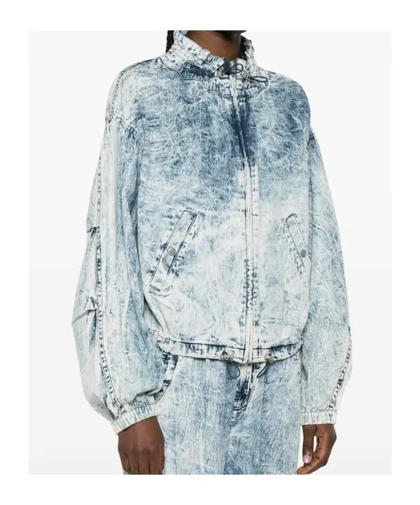 Isabel Marant Étoile Zipped Denim Jacket