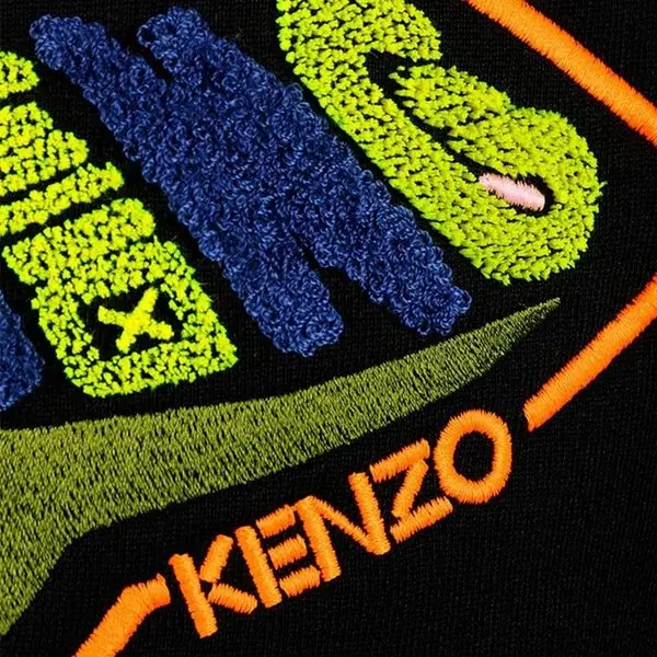 Kenzo Logo Embroidered Pullover Sweater