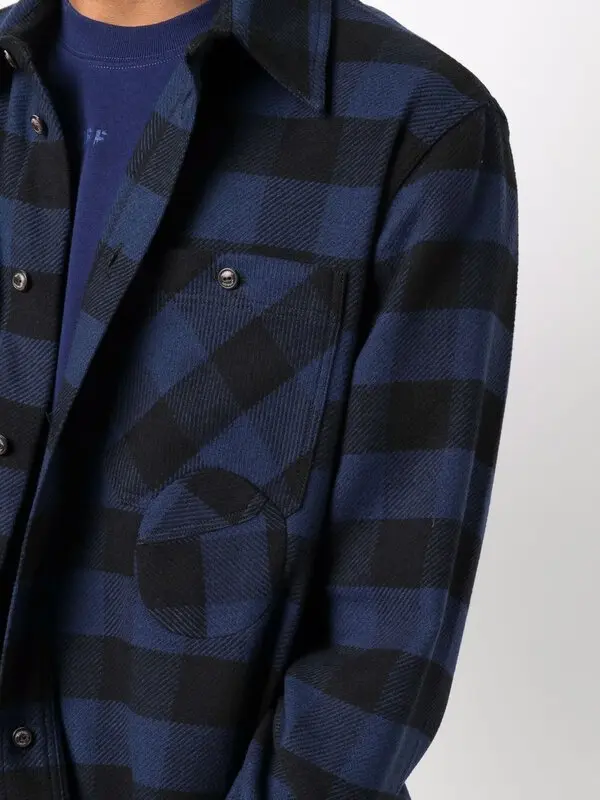 Off-White Checked Buttoned Shirt