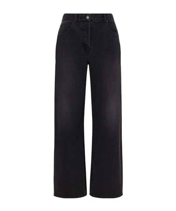 THE ROW Finbar High-rise Wide-leg Jeans
