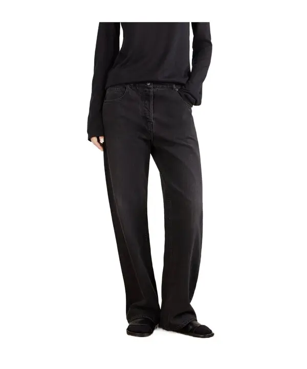 THE ROW Finbar High-rise Wide-leg Jeans