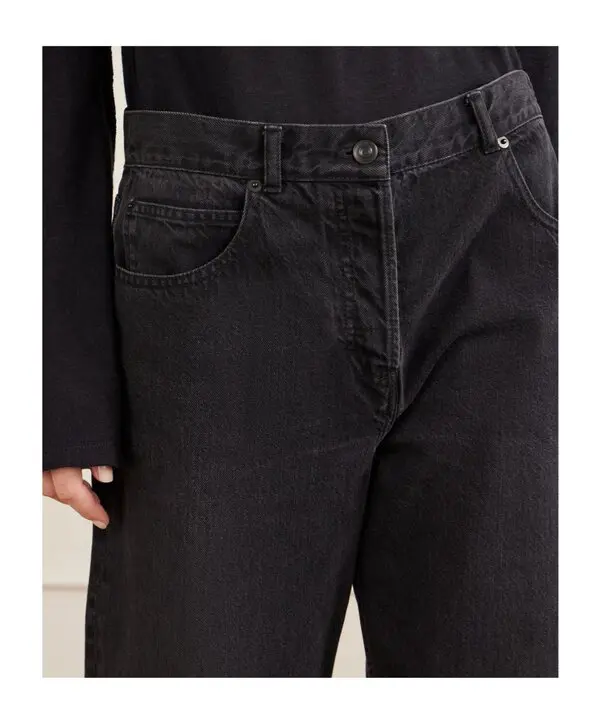 THE ROW Finbar High-rise Wide-leg Jeans
