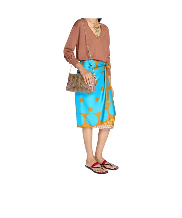 Dries Van Noten Dot Patterned Envelope Shoulder Bag