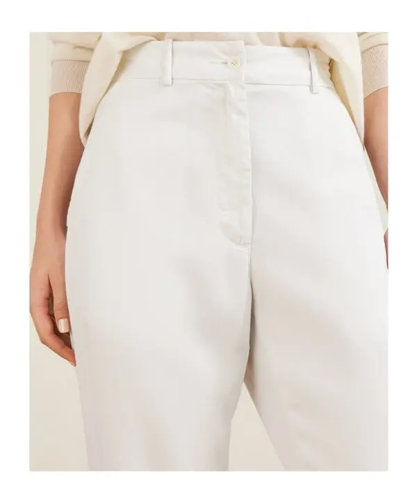 THE ROW Karsten Cropped Cotton Straight-leg Pants