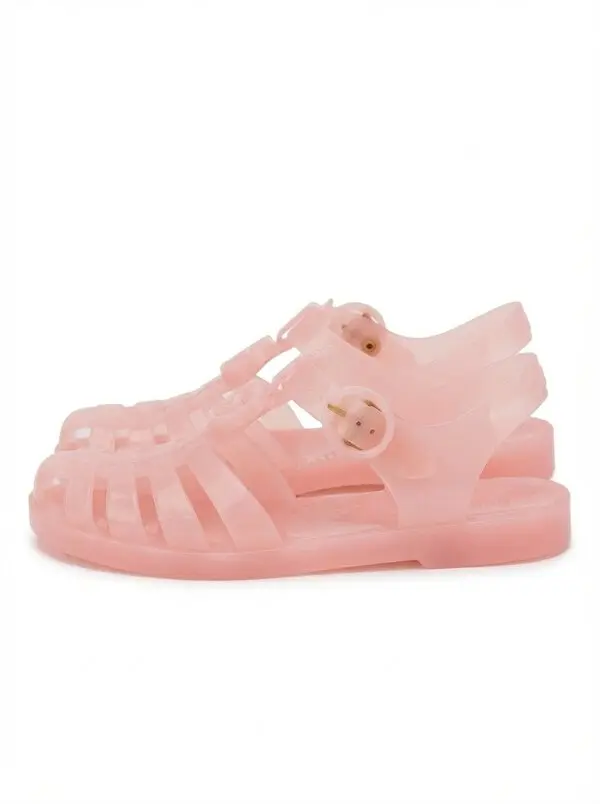 Gucci Double G Jelly Sandals - Pink