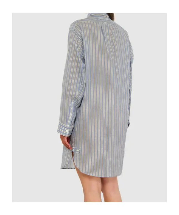 Isabel Marant Étoile Striped Buttoned Mini Dress