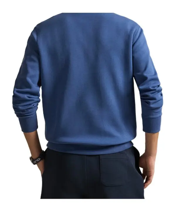 Polo Ralph Lauren Half-zip Sweatshirt With Iconic Pony Motif - Blue