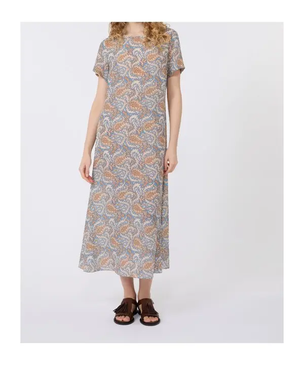 Max Mara Pattern-printed Midi Dress - Nude