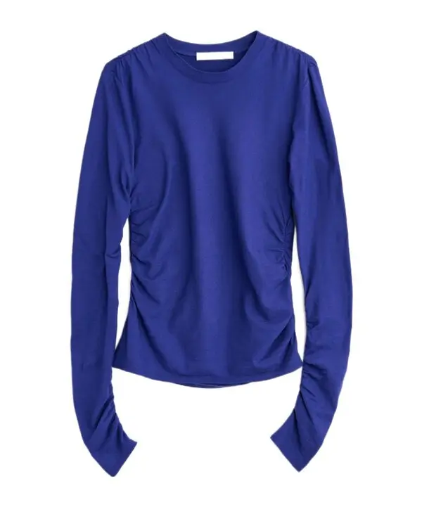 Our Legacy Strain Slim Long Sleeved Jersey Top - Dark Blue