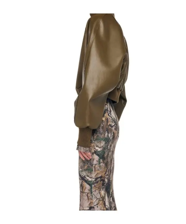 Norma Kamali Elastic Cuff Bomber Jacket