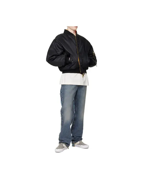 Vetements Zip-fastening Bomber Jacket - Black