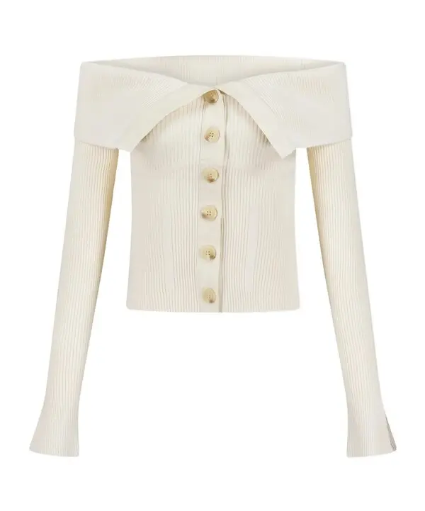 Zimmermann Rebellion Bandeau Knitted Cardigan