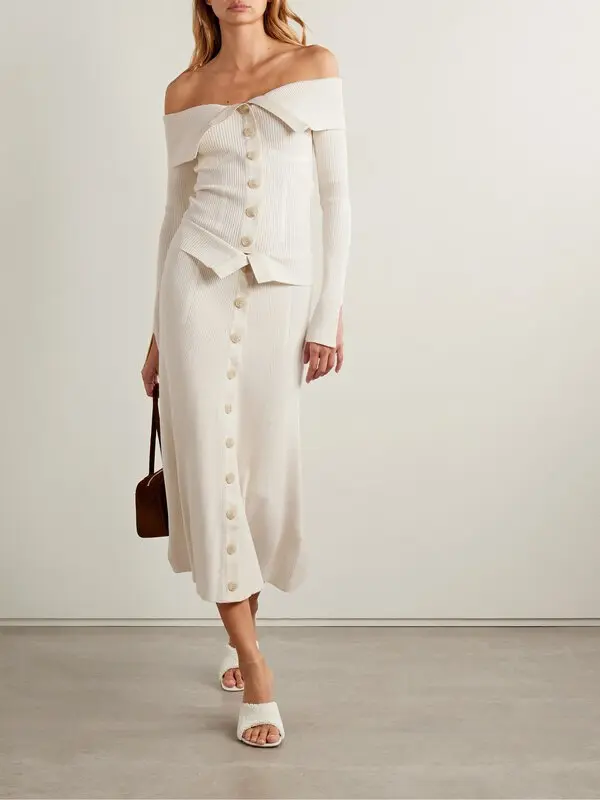 Zimmermann Rebellion Bandeau Knitted Cardigan