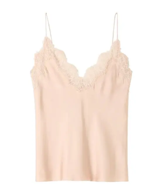 RÓHE Lace Detailed V-neck Camisole - No