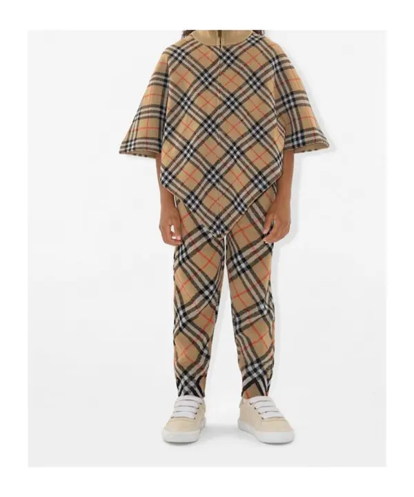 Burberry Check Jacquard-knit Wool Joggers