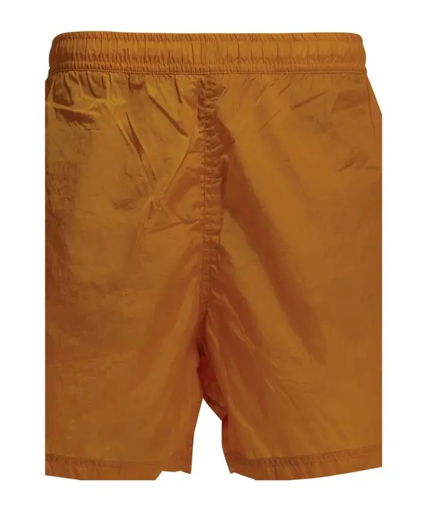 Stone Island Logo Printed Shorts - Brown