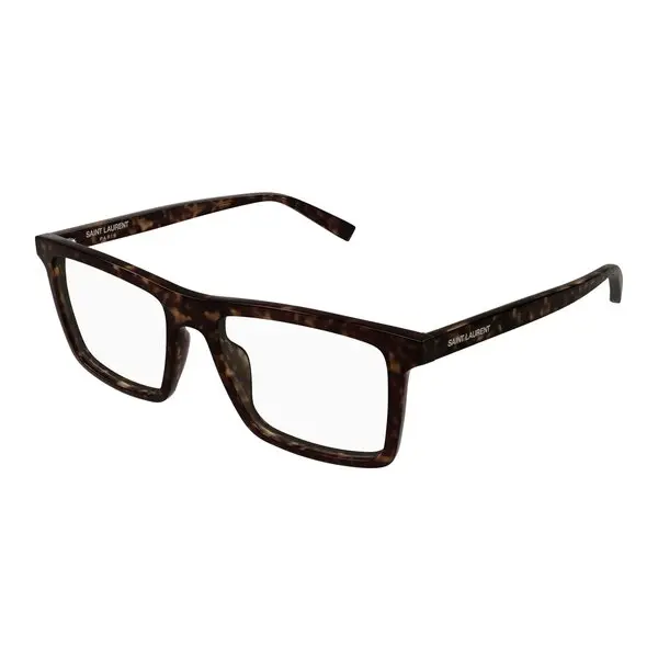 Saint Laurent Rectangle Frame Eyeglasses - Black