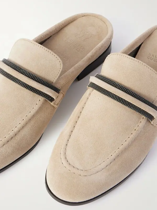 Brunello Cucinelli Round Toe Mules