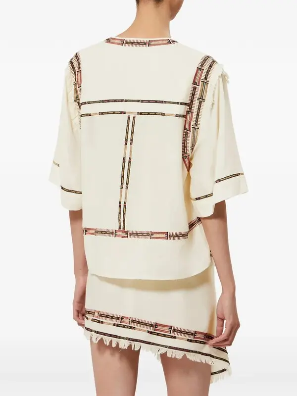Isabel Marant Étoile Fiosa Blouse With Embroidered Details