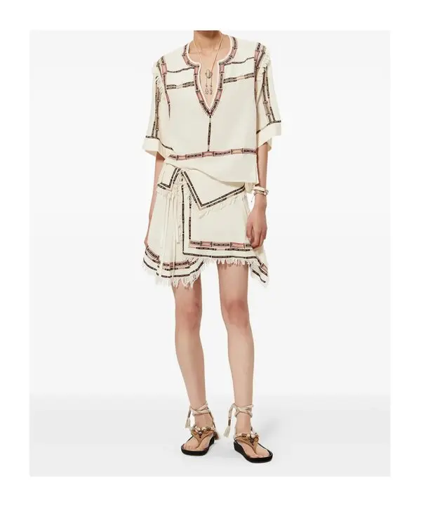 Isabel Marant Étoile Fiosa Blouse With Embroidered Details