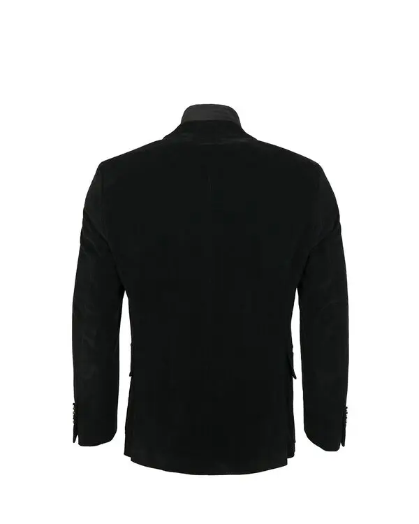 Karl Lagerfeld Single-breasted Zipper Suit Jacket - Black