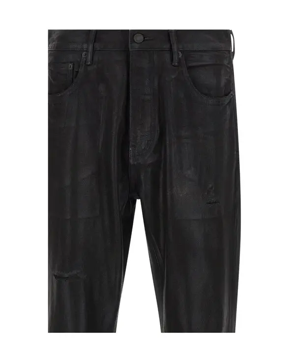 PURPLE BRAND P026 Rinsed Foil Bootcut Jeans