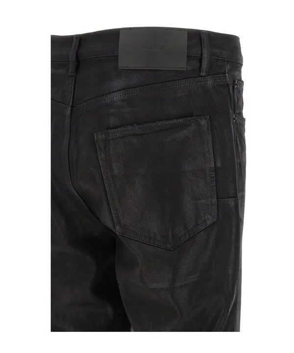 PURPLE BRAND P026 Rinsed Foil Bootcut Jeans